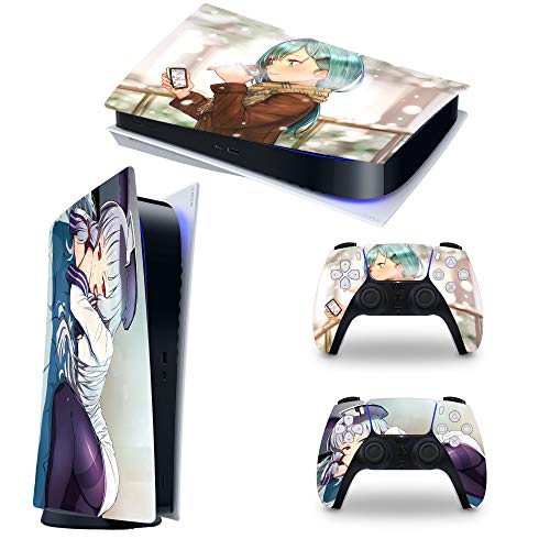 Kantai Collection japan PS5 Standard Edition Console and Controller 5 Controller Skin Set - PlayStation 5 Vinyl