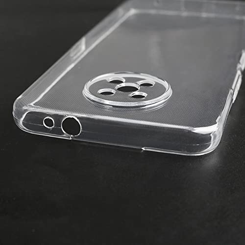 Ytaland for Nokia G50 5G Case, with 2 x Tempered Glass Screen Protector. Crystal Clear Silicone Shockproof TPU Bumper Protective Phone Case Cover