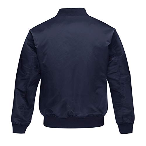 MAGNIVIT Men's Jacket Spring Fall Windbreakers Pilot Bomber Coat Military Jackets