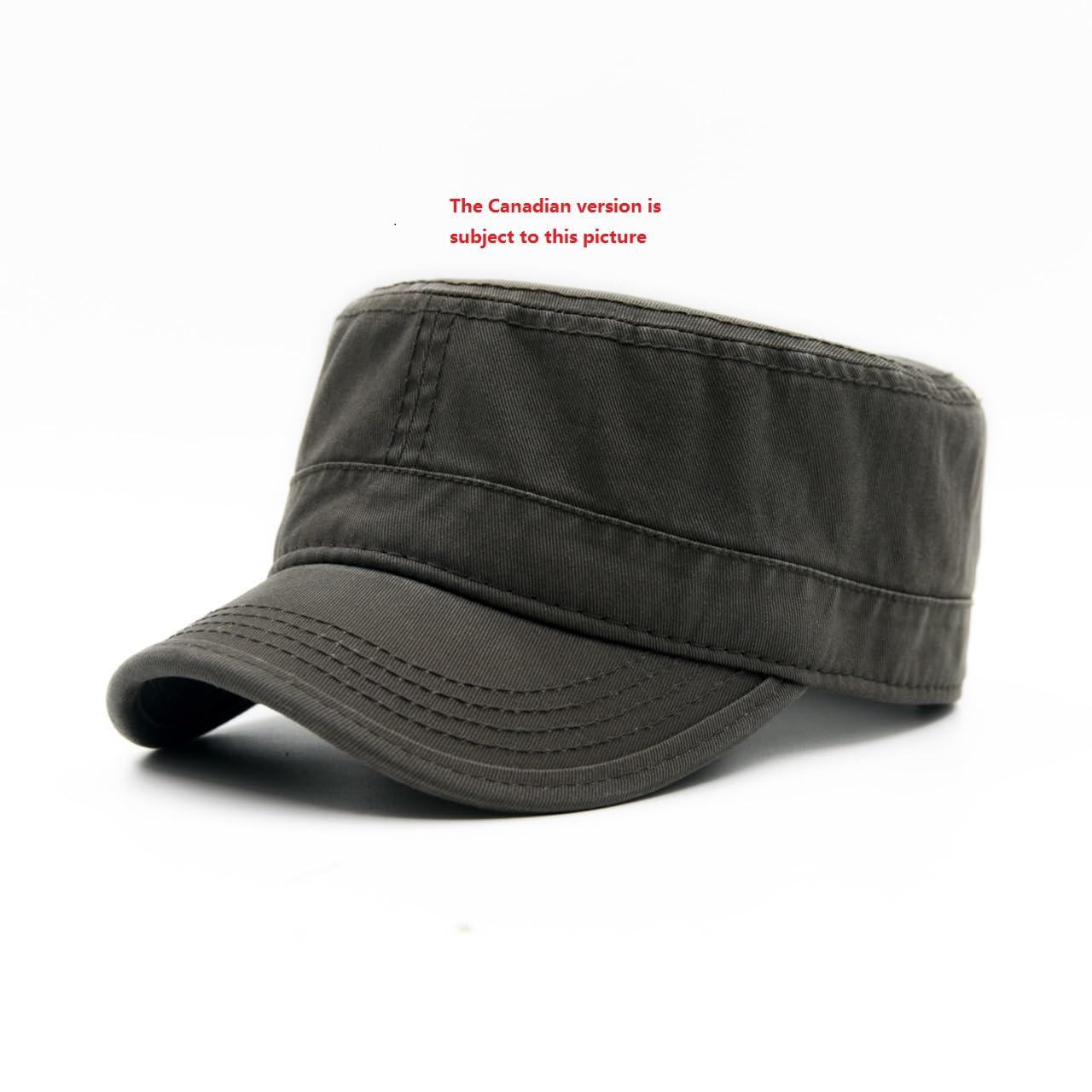 KRISPHILY Washed Cotton Sports Army Cap,Military Hat,Trucker Hat for Adult(Grey)