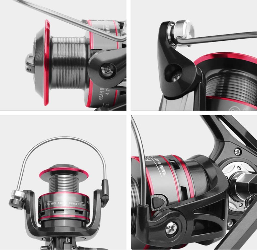 LLJPYX7L Fishing Reel, Alloy Wire Cup Suitable for Novice use, 10KG Pull, Suitable for Freshwater brine (Color : 3000)