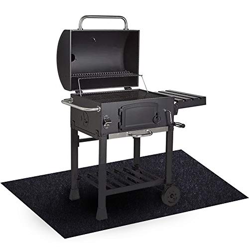 Under The Grill Mat, (36 x 48 inches) ,BBQ Grilling Gear Gas Electric Grill – Use This Absorbent Grill Pad Floor Mat to Protect Decks Patios from Grease Splatter and Other Messes