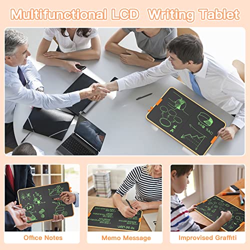 Wicue 21 inch Split Screen LCD Writing Tablet,Portable Erasable Electronic Magic Drawing Pads, Highlight Digital Paper Tablet, Large Doodle Board Gift for Business Office/Message Boards