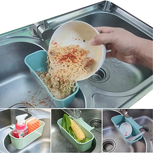 Sink Drain Strainer Basket TANBT Kitchen Sink Food Catcher Garbage Waste Strainer Corner Sink Basket Filter