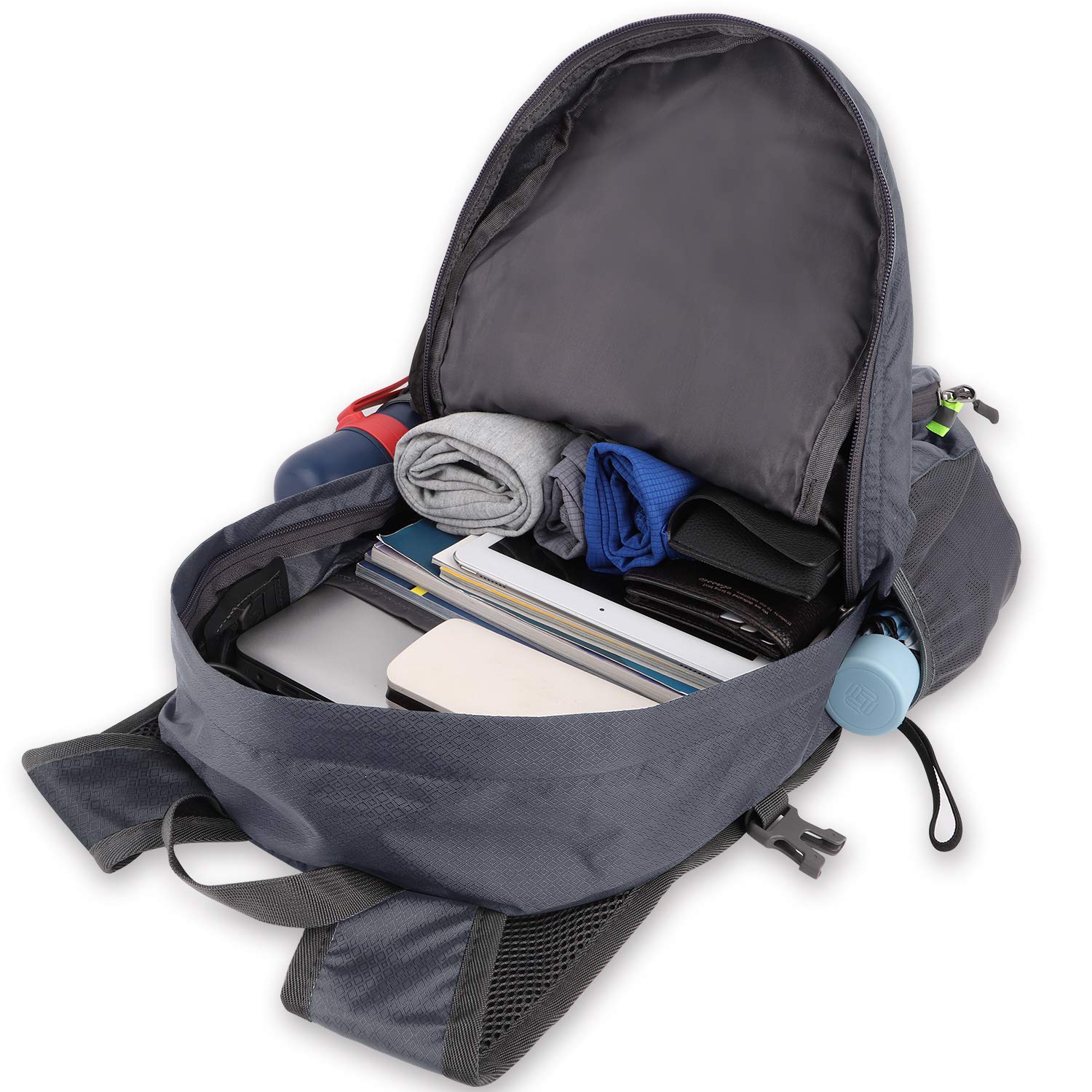 Leader Accessories Foldable Daypack 35L (Grey)