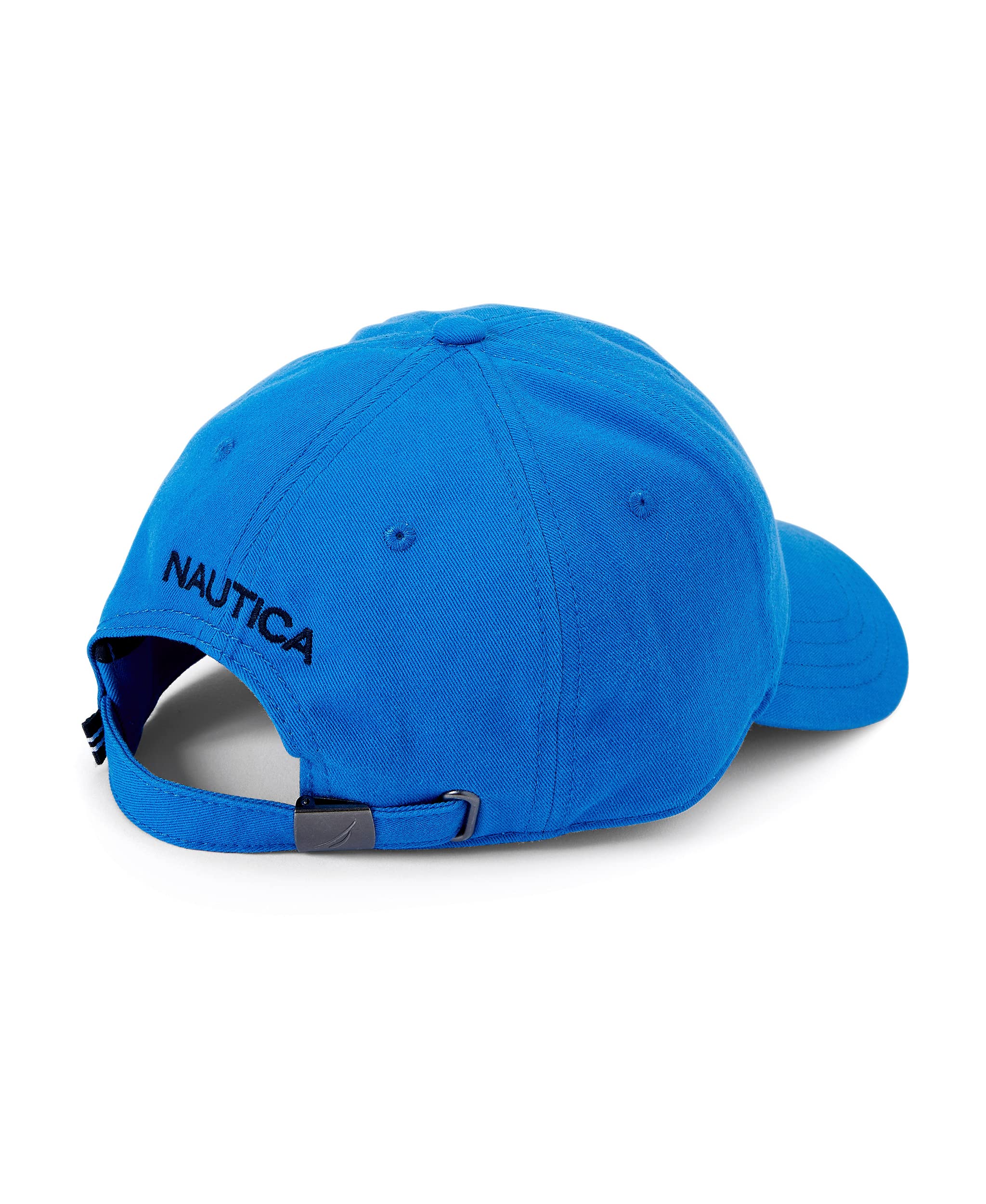 Nautica Men's J-Class Logo 6-Panel Cap,Spinner Blue,OSZ