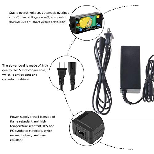 SupplySource AC Adapter Charger for Kyng Power Portable Solar Generator 222Wh Power Station