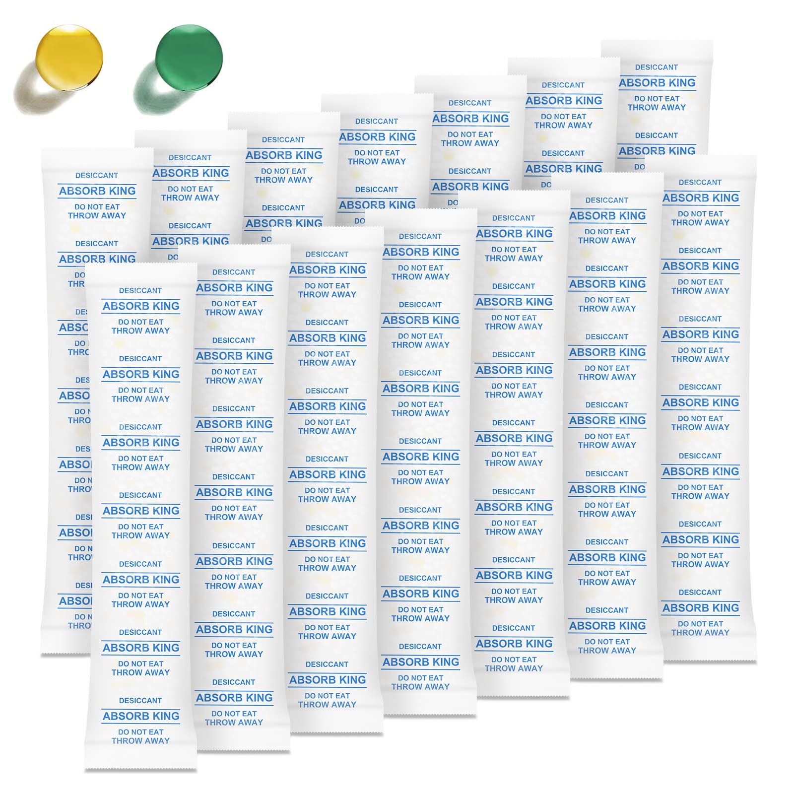 Silica Gel Packets – 10 Gram 150 Packs Moisture Absorbers for Food Storage, Premium Silica Packets with Color Indicating, Desiccant Packs for Spices, Dried Fruit, Jewelry, Shoes, Electronics, Tool Box