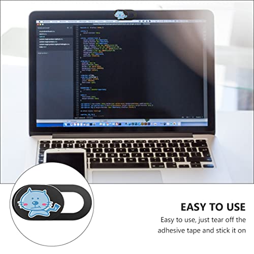 SOLUSTRE Cat Camera 3PCS Webcam Cover Laptop Webcam Cover Laptop Webcam Slider Laptop Camera Cover Slide Slide Cartoon Desktop