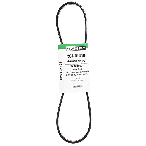 SureFit 39-1/2" Drive Belt Replacement for Ariens 07208600 ST824 ST524 ST1028 DLE SLE 24" 28" Snow Blower