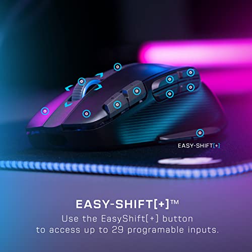ROCCAT Kone XP Air Wireless Gaming Mouse + Magma Silent Membrane RGB Gaming Keyboard Bundle
