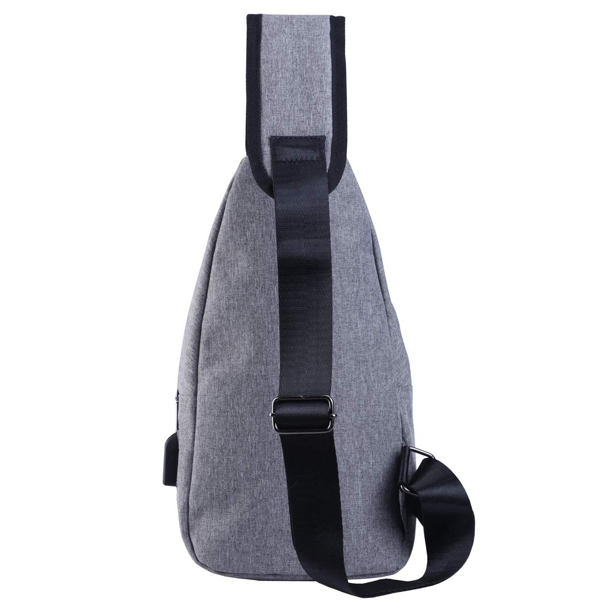 LEAFOREST Crossbody Sling Bag Shoulder Backpack for Travelling Hiking and Other Outdoor Activity Men and Women Grey