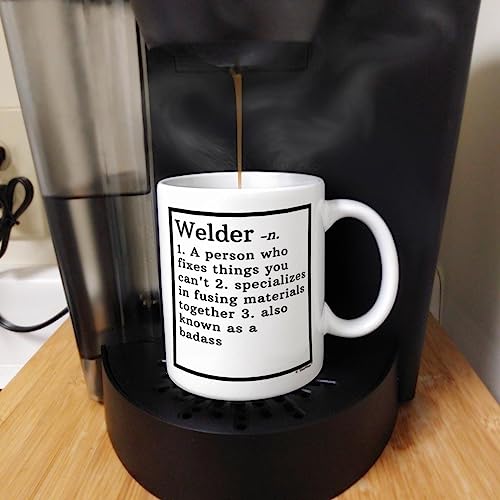 ThisWear Welder Gifts Welder Definition Gifts for Welders Gift 11oz Ceramic Coffee Mug
