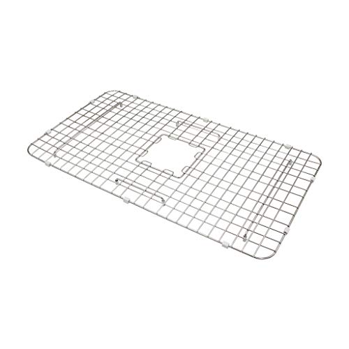 Sinkology K1408-BB62 Taylor Undermount 31.25 in. Single Bowl Brushed Crafted Grid and Strainer Drain Stainless Steel Kitchen Sink Kit