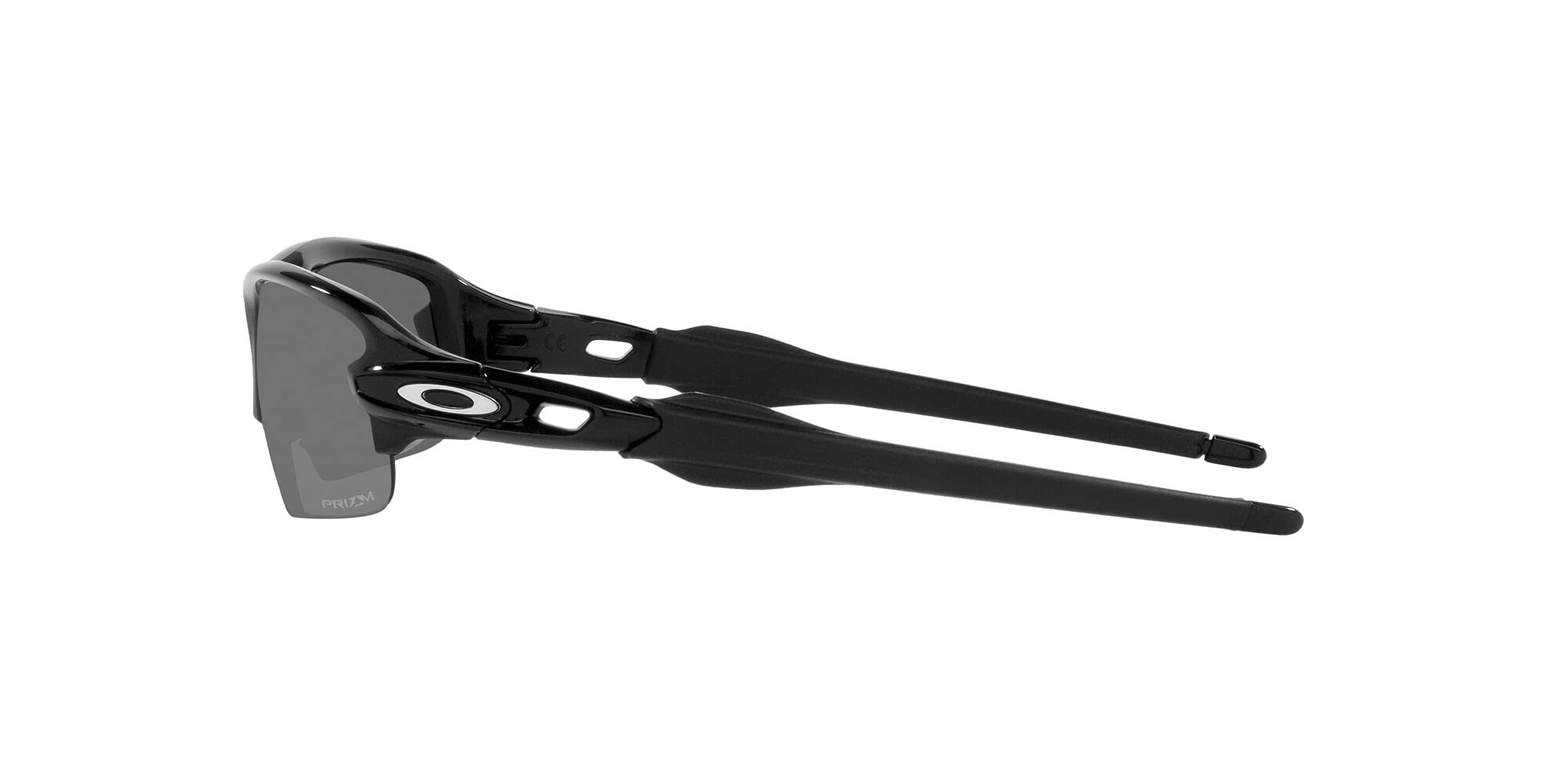 Oakley Youth OJ9008 Flak XXS Square Sunglasses, Polished Black/Prizm Black, 58 mm