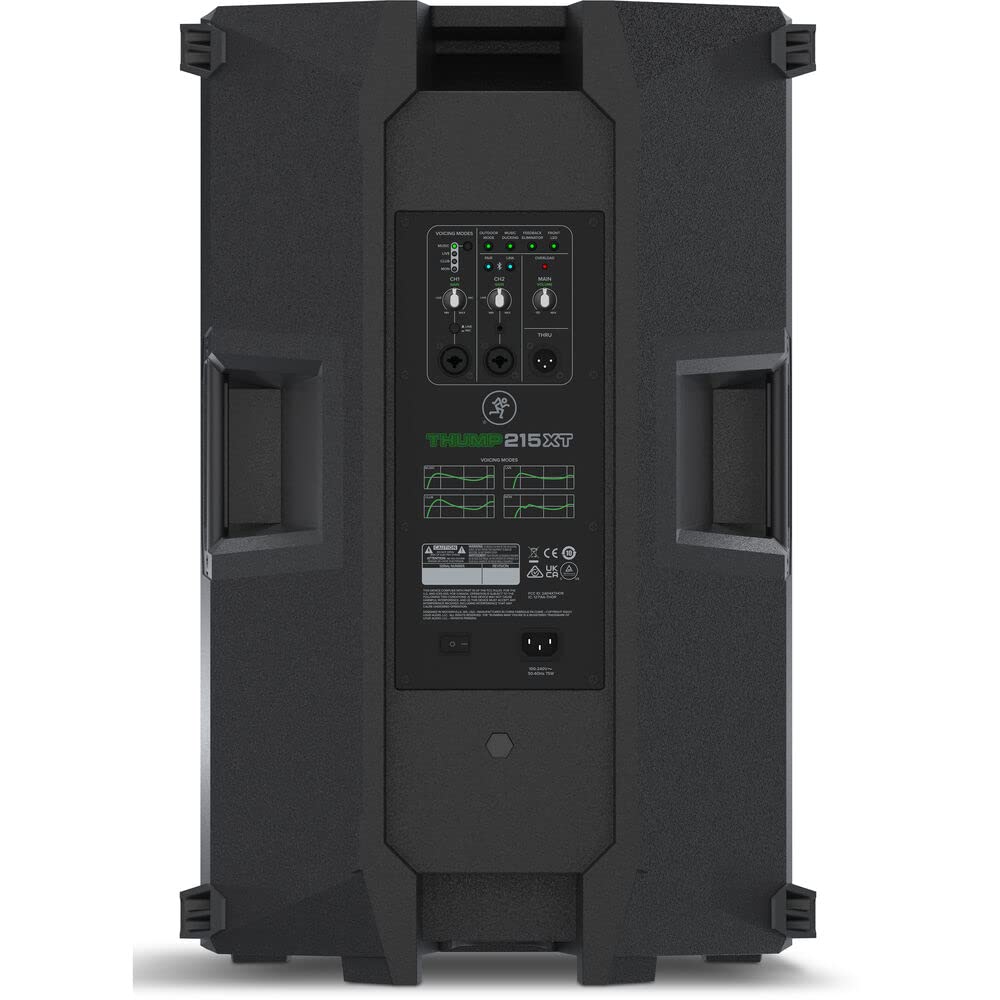 Mackie Thump215XT 1400W 15" Powered PA Loudspeaker System with DSP and Bluetooth (Pair)