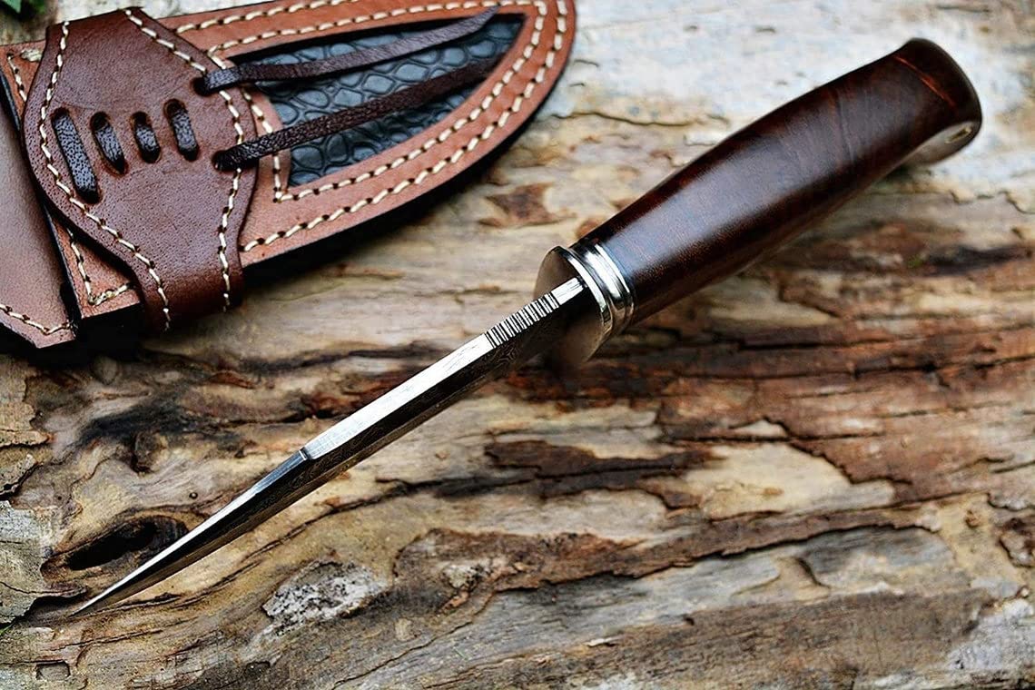 PSK39 - 1| 3| 5| 10| 15| 20 Pieces Pack Bulk Lot - Hunting Knife Damascus Knife Bear Hunter Survival EDC Knife Damascus Steel Gift, Bulk Discounted (15 Pieces)