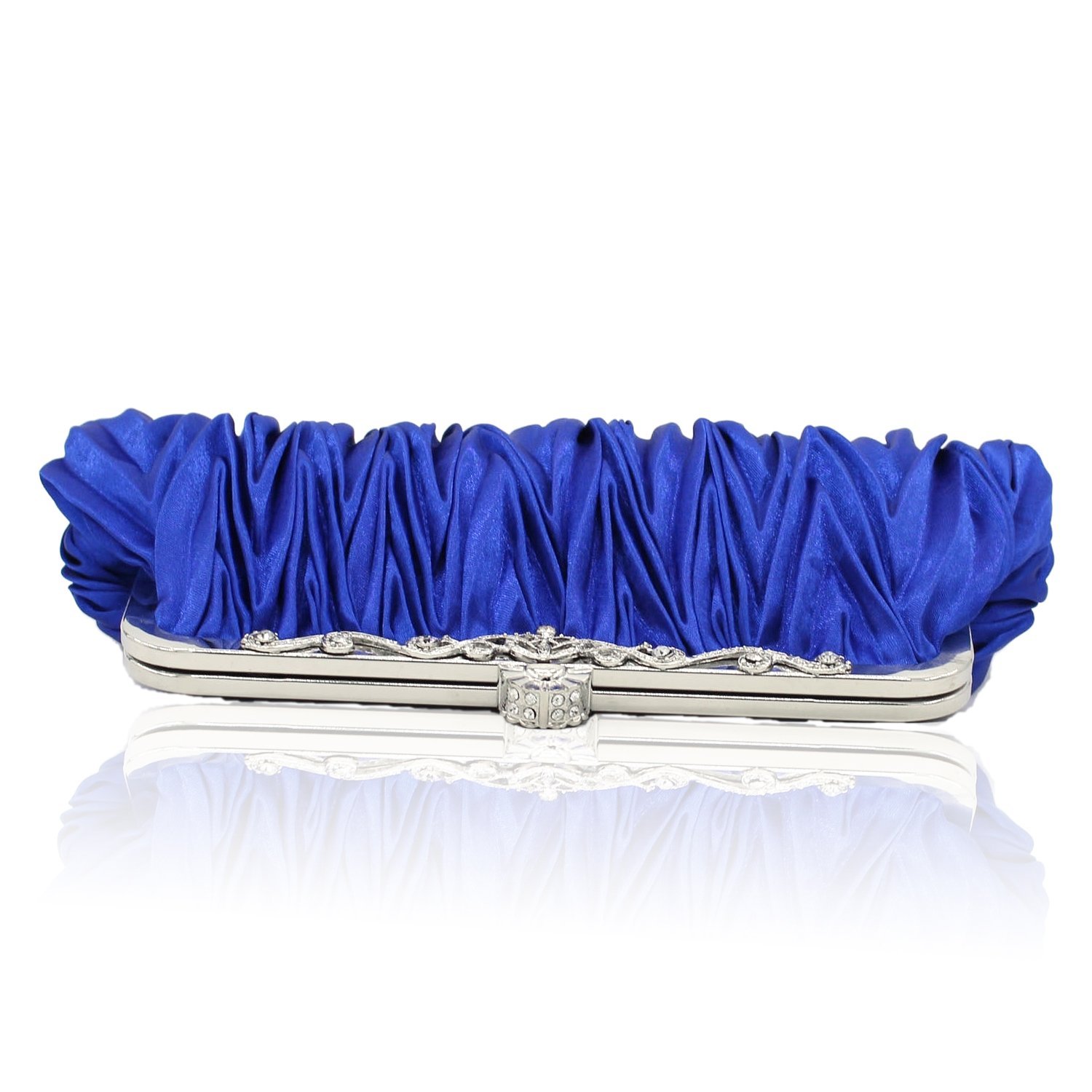 kingluck Silk Cocktail Evening Handbags/Clutches in Gorgeous Silk More Colors Availabl (purple)