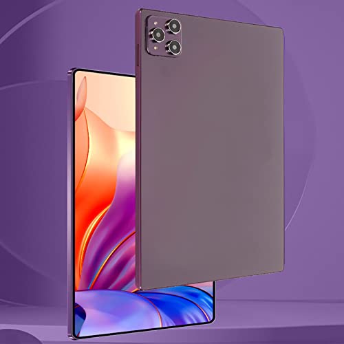 Qinlorgo 10.1 Inch Tablet Call Tablet 100-240V 4G Purple 2.4G 5G WiFi for Android 11 for Drawing (US Plug) (Qinlorgo10y6s7rvd5-12)