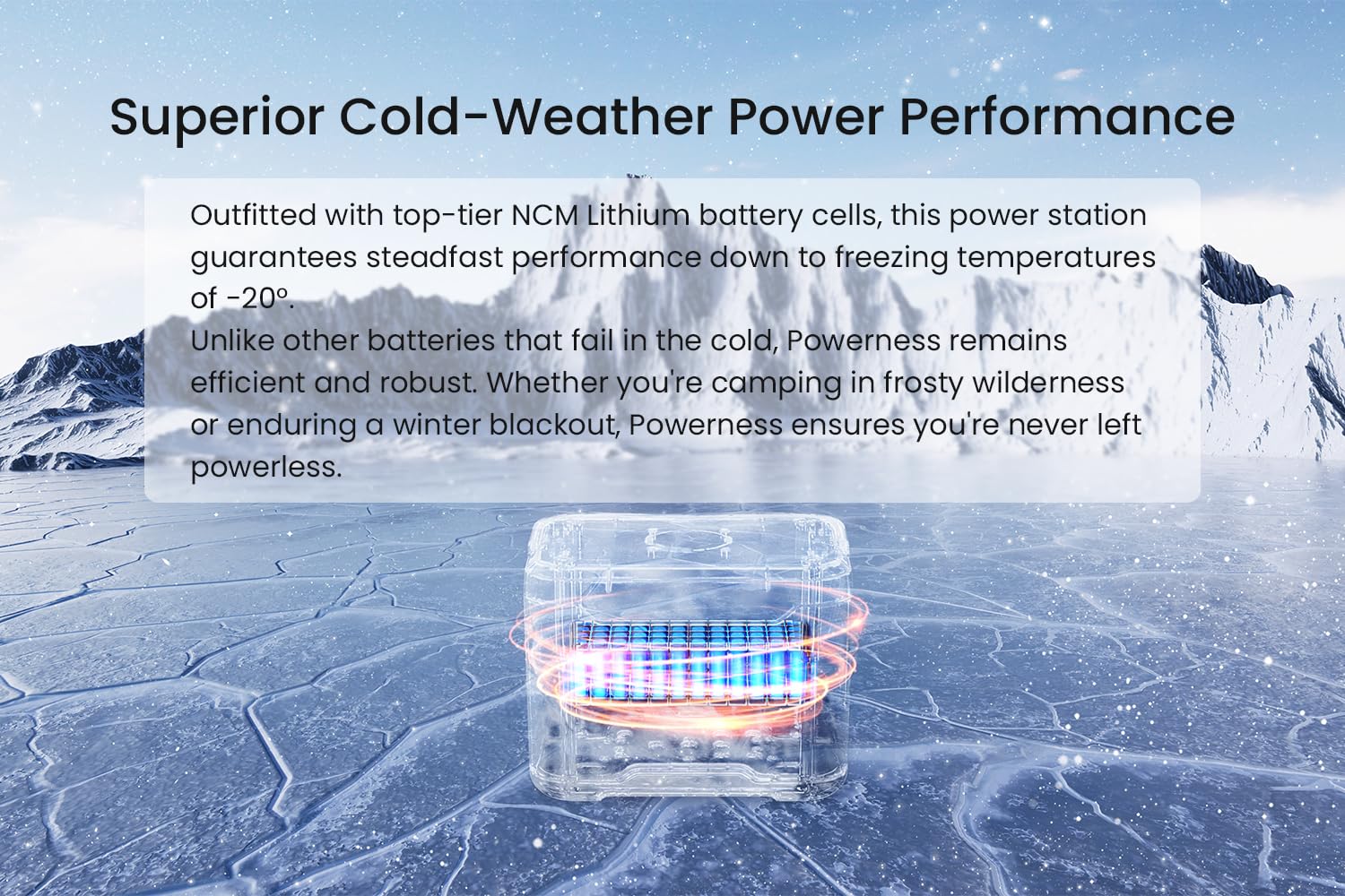 Powerness Portable Power Station Hiker U300 Solar Generator 296Wh Battery Powered Generator with 2x300W AC Outlets (Surge Power 600W) and PD 60W In/output for Outdoor Camping