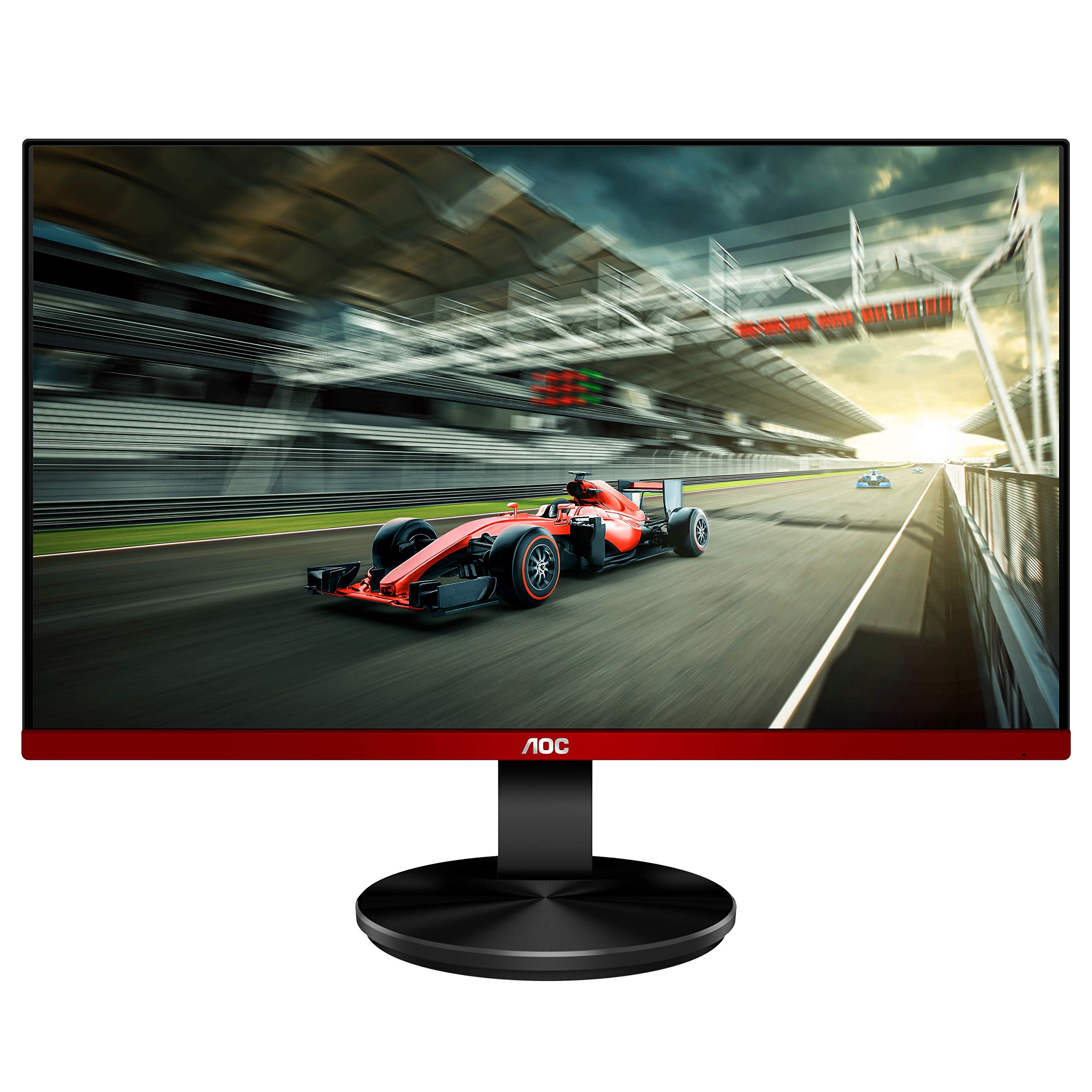 Skytech Shiva Gaming PC Desktop & AOC G2490VX 24" Class Frameless Gaming Monitor, FHD 1920x1080, 1ms 144Hz, FreeSync Premium, 126% sRGB / 93% DCI-P3, 3Yr Re-Spawned Zero Dead Pixels, Black