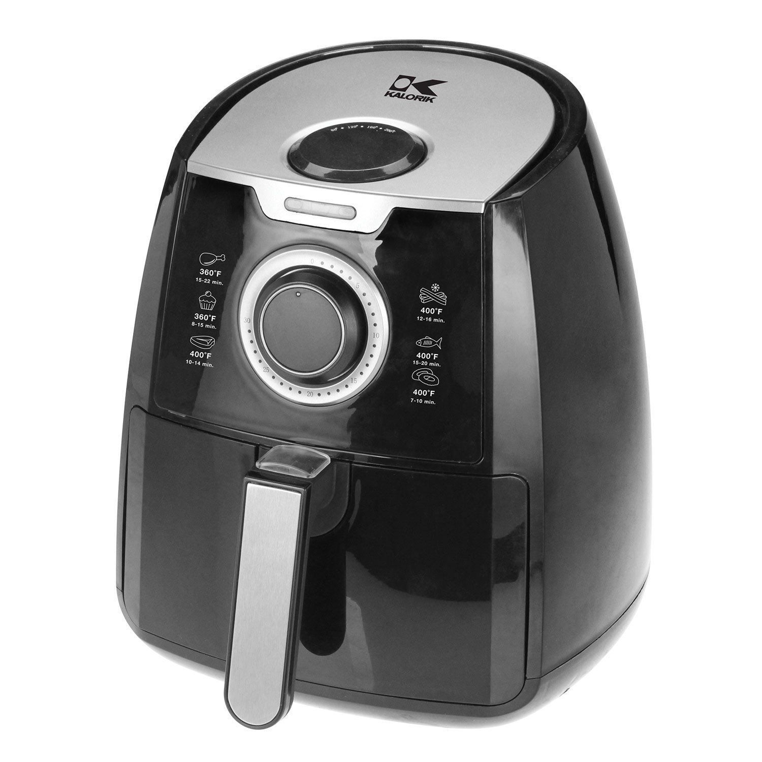 Kalorik Smart Air Fryer, FT 42139 W, Healthy Cooking Dual Layer Rack, White