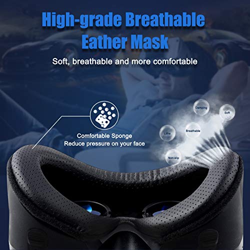 VR Headset with Controller Adjustable 3D VR Glasses Virtual Reality Headset HD Blu-ray Eye Protected Support 5~7 Inch for Phone/Android
