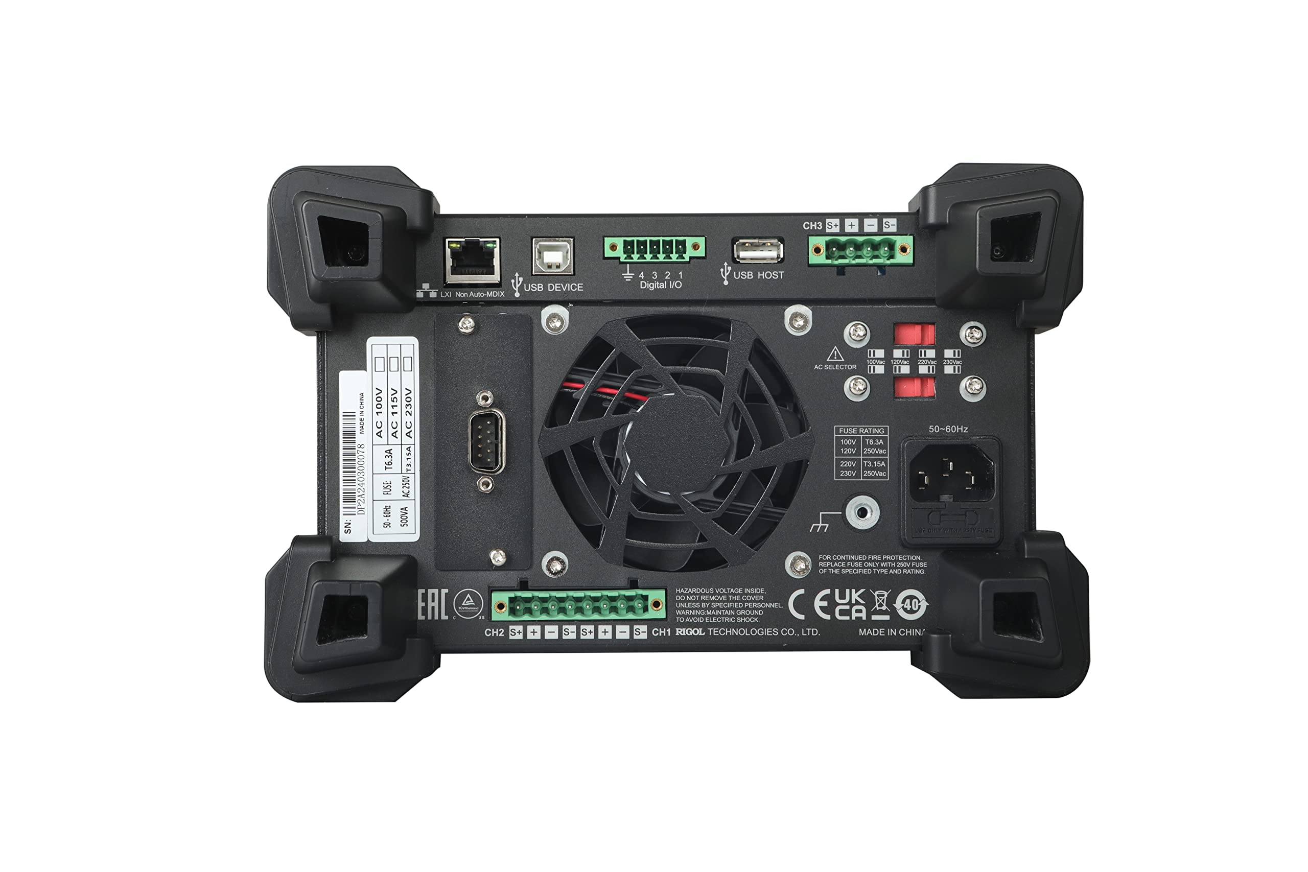 Rigol DP2031 Programmable Linear Dc Power Supply,3 Channels,222W Total Power