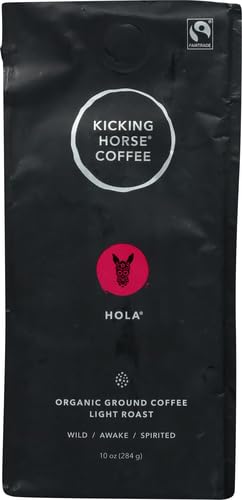 Kicking Horse Coffee, Hola, Light Roast, Ground, 10 oz