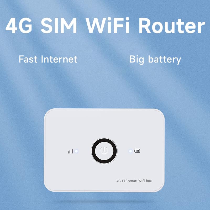 HOSAYA MF906 4G LTE WiFi Modem with Built-in Battery Portable 4G Router with SIM Card Slot High Speed Portable Travel Hotspot Mini Router Unlocked 4G mifiā¦