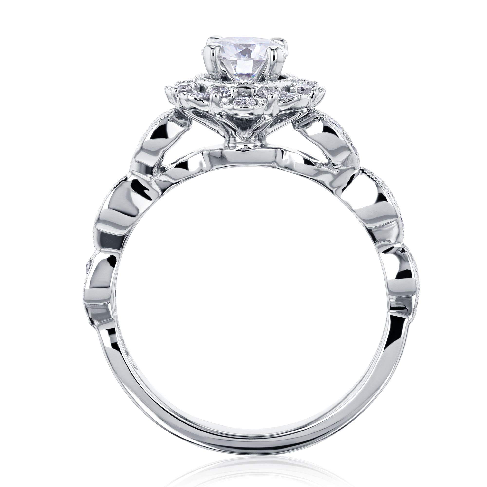 Kobelli Moissanite The Floral Spring Ring - 7.0 / Forever One D-E-F