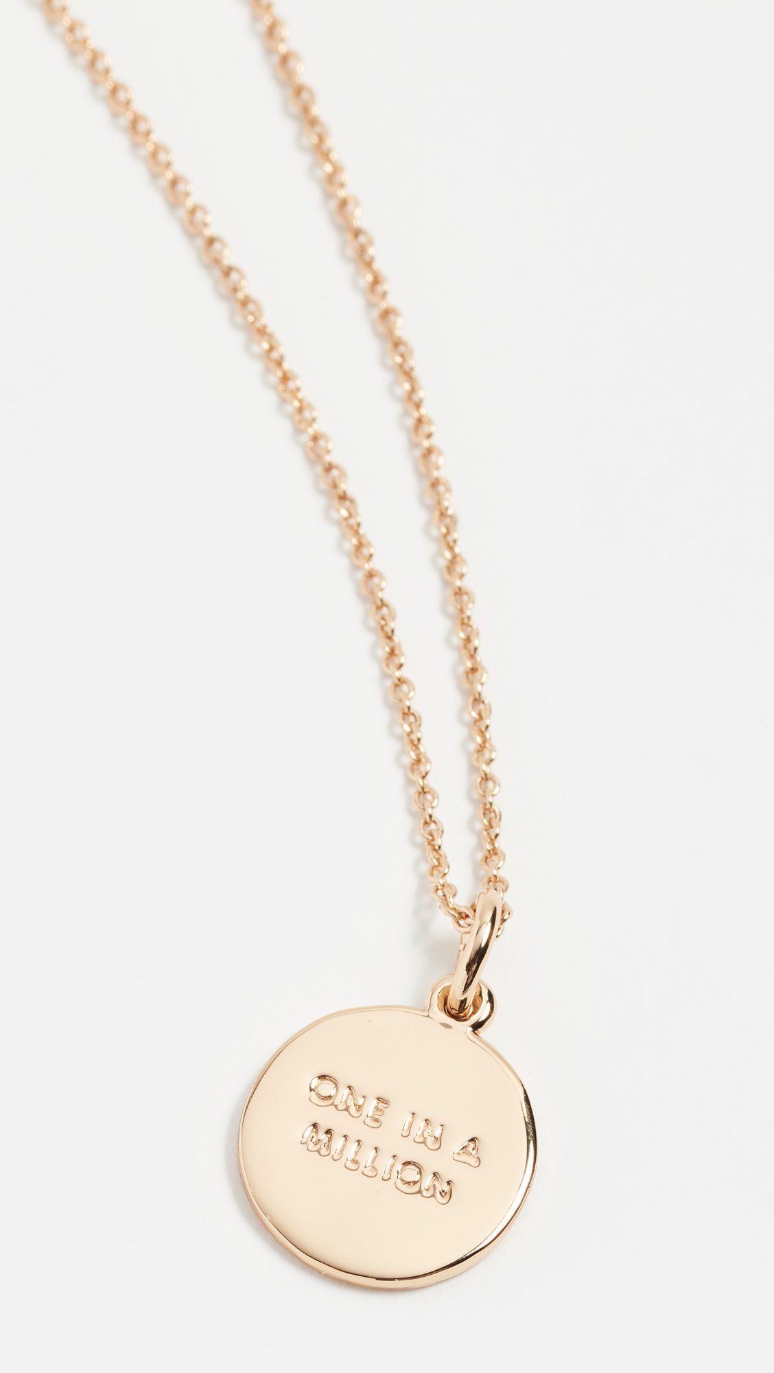 Kate Spade New York Gold-Tone Alphabet Pendant Necklace, 18"