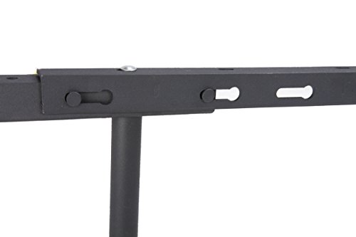 Kings Brand Furniture 7-Leg Adjustable Metal Bed Frame with Center Support Rug Rollers and Locking Wheels for Queen/Full/Full XL/Twin/Twin XL Beds