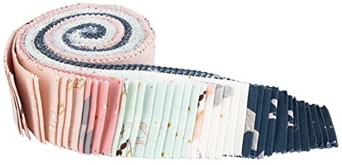 Spin & Twirl Rolie Polie 40 2.5-inch Strips Jelly Roll Riley Blake Designs RP-11610-40