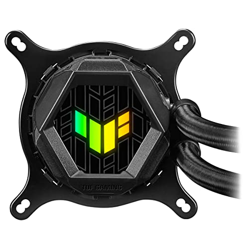 TUF Gaming LC 240 ARGB All-in-One Liquid Cooling System with Aura Sync and Two 120mm TUF ARGB Radiator Fans