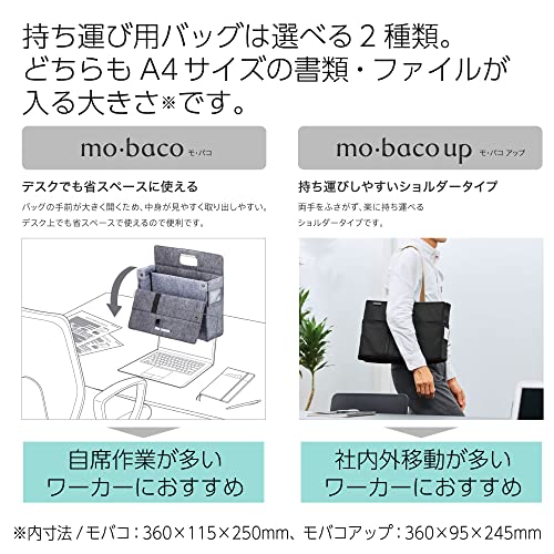 Kokuyo Mobico Up Mobile Bag, Brown, Kaha-MB12S