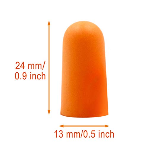 Quality Foam Ear Plugs 500 Pair - 32 dB Disposable Noise Cancelling High Decibel Sound Blocking Soft Ear Plugs - Dispenser Refill Safety Hearing Protection Bulk Ear Protection