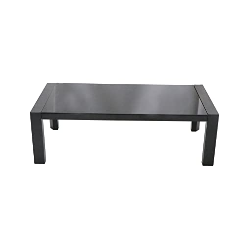 Quality Outdoor Living Monterey 4-Piece Outdoor Deep Seating Conversation Set, Black