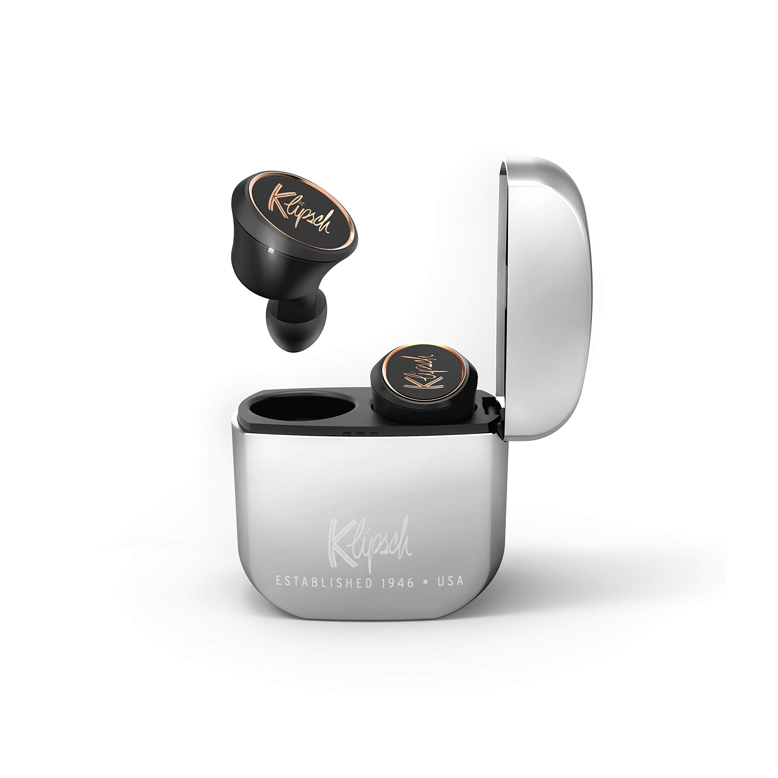 Klipsch T5 True Wireless Earphones - True Wireless Earbuds with Bluetooth 5 (Renewed)