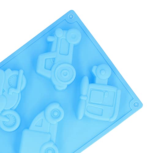 Innovative 6-Grid Vehicle Pattern Mold for Creative Baking and Crafts(Automobile Mold)