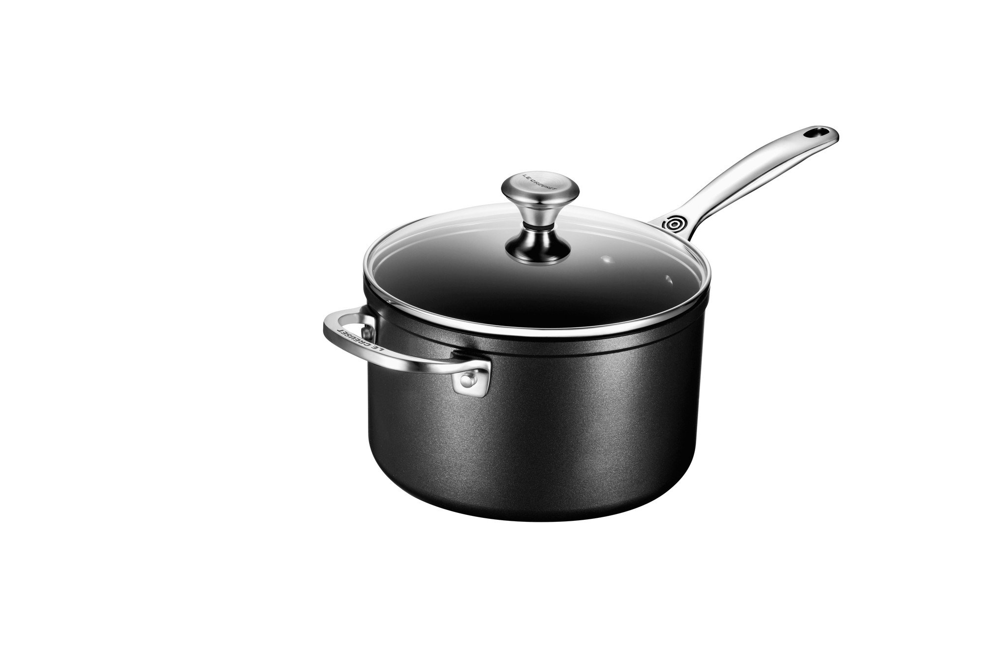 Le Creuset Toughened Nonstick Saucepan With Glass Lid, 4 qt.