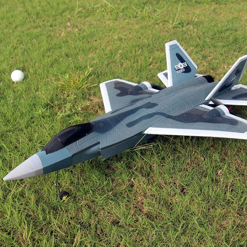 SREJNGL 65CM Large Fixed-Wing RC Airplane Model RC Aircraft 2.4Ghz Gliding Wireless Remote Control Plane Fall Resistant Foam Airplane Easy to Fly for Beginner Childrens Toy Gift
