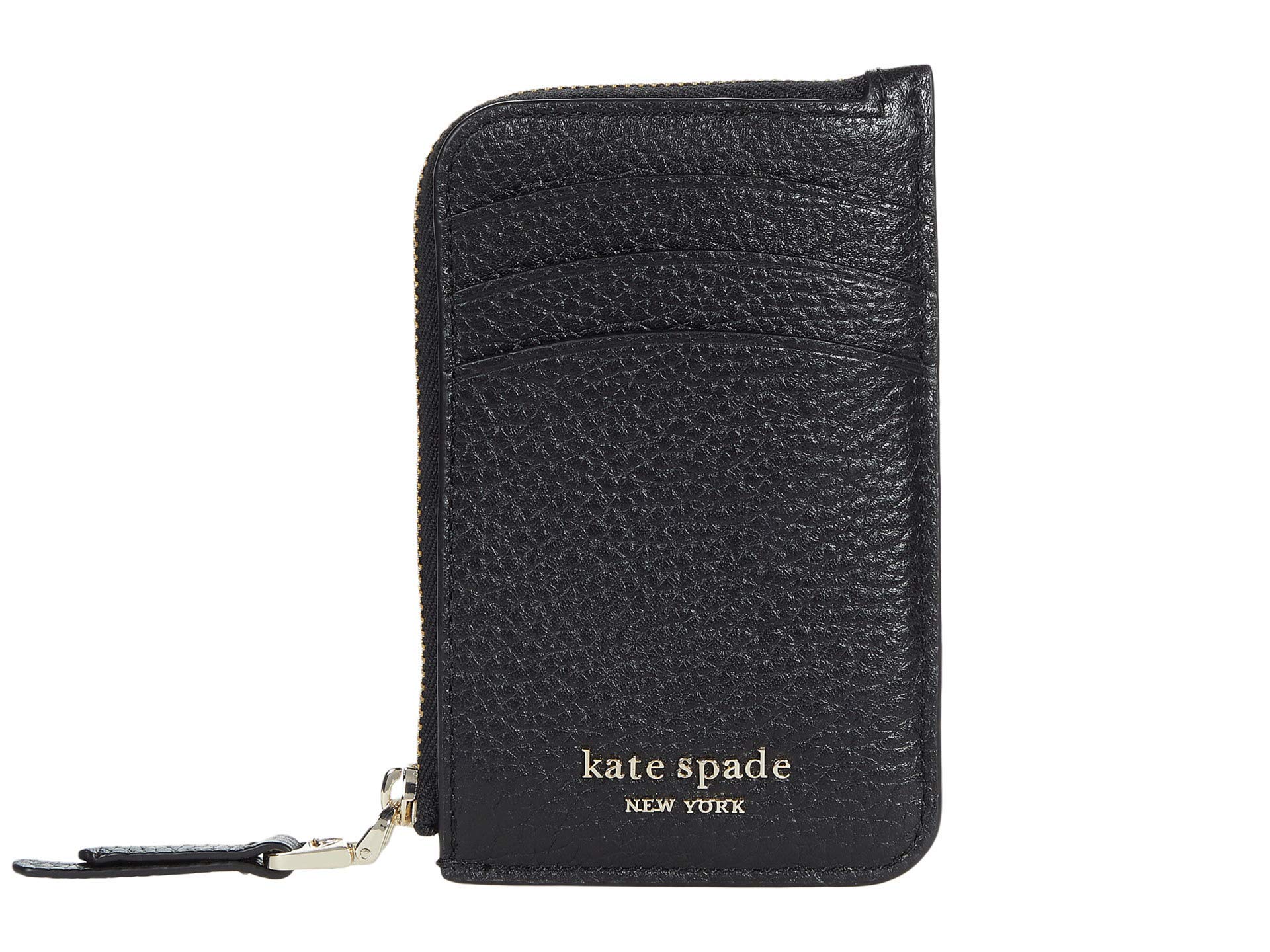 Kate Spade New York Roulette Zip Cardholder Black One Size