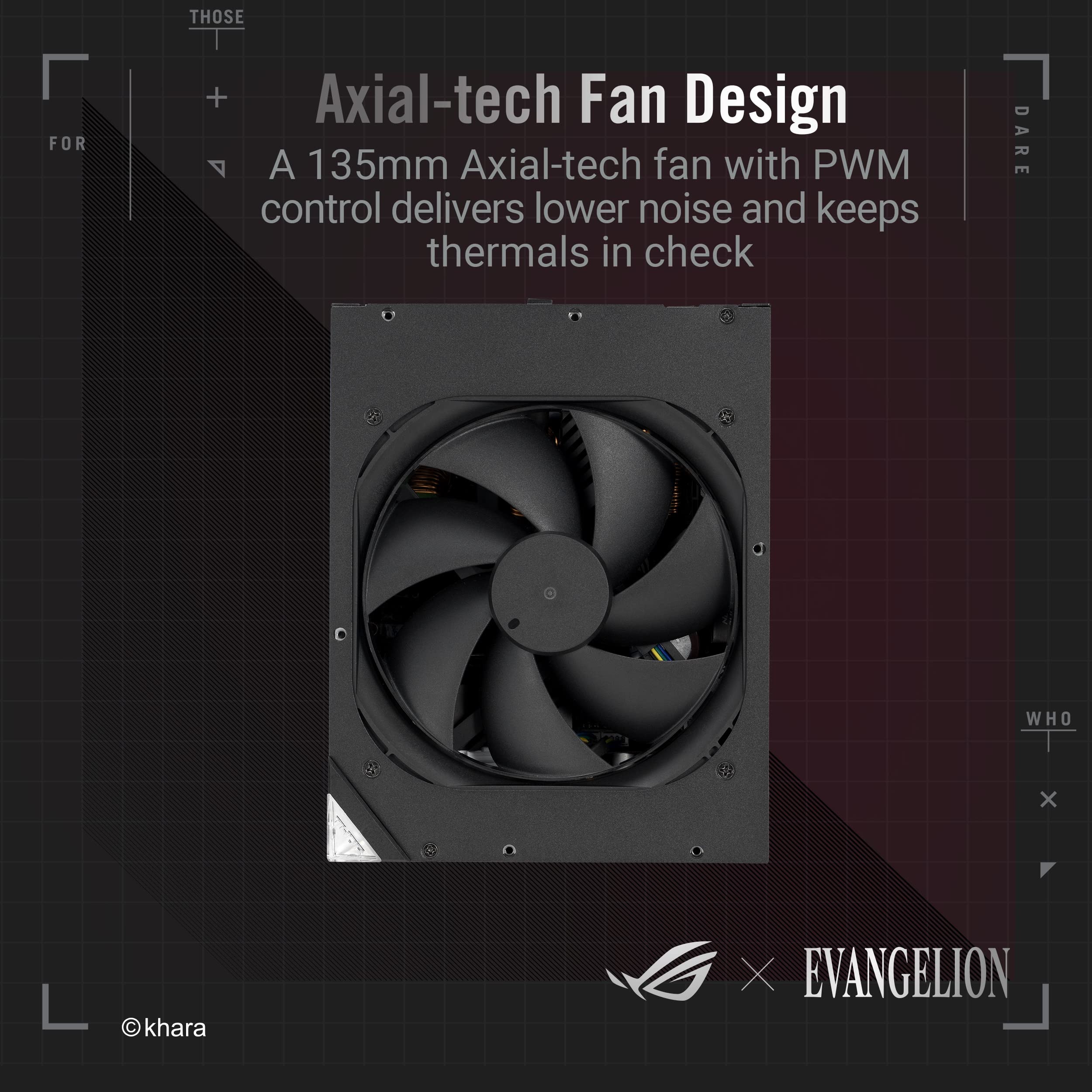 ROG Thor 1000W Platinum II EVA Edition (1000Watt, FullyModular Power Supply, 80+Platinum,Lambda A++Certified,ROG heatsinks,135mm PWM fan, 0dB Mode,OLED Panel,Sleeved Cables,AuraSync, 10 Year Warranty)