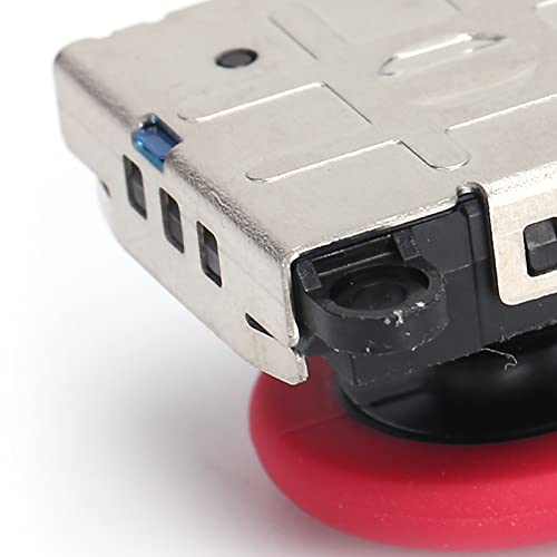 Shanrya Joystick Replacement, Thumb Stick Wear Resistant for Switch Lite Controller(red)