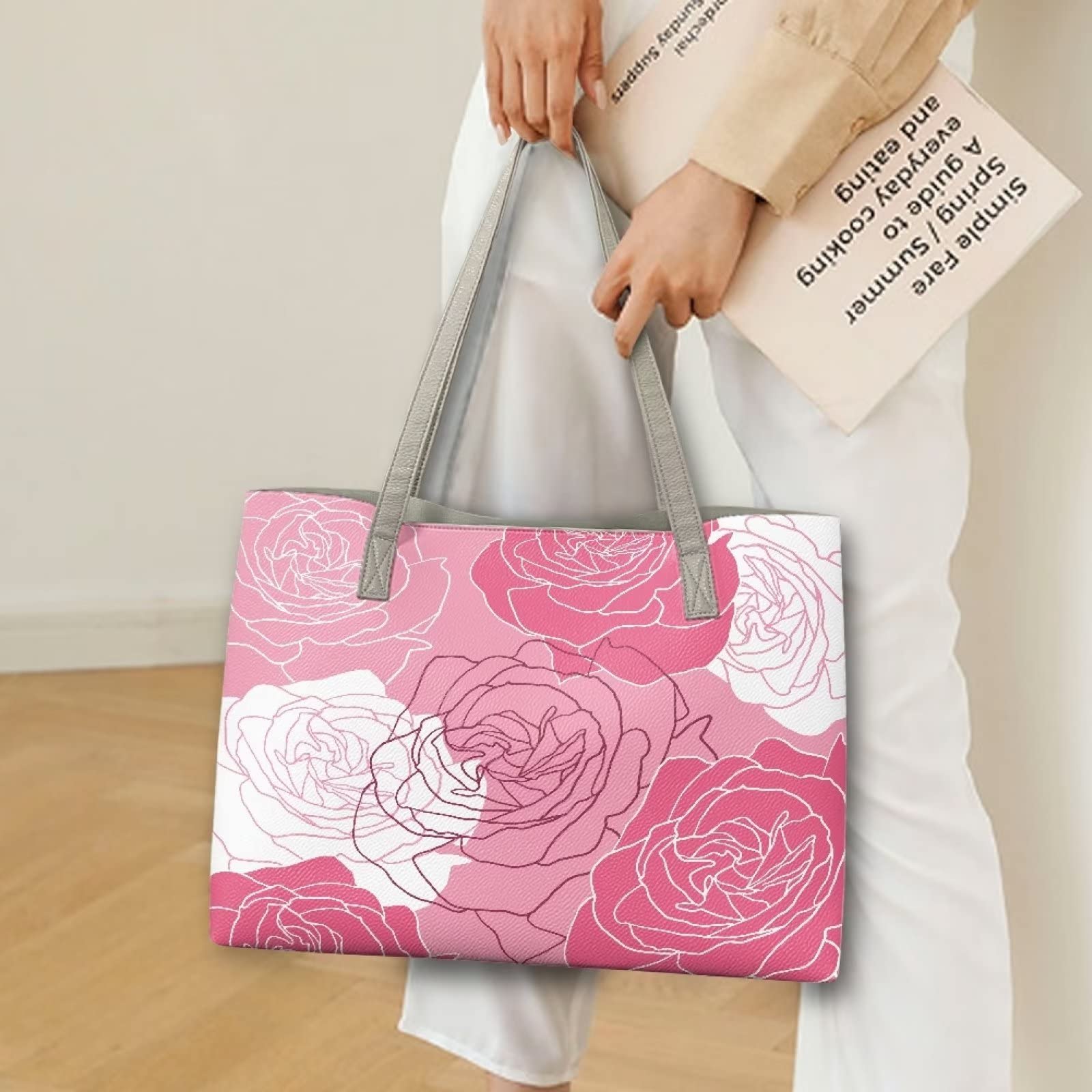 Rnyleeg Boho Mandala Print Handbags for Women Ladies Hobo bag Bucket Purse PU Leather Shoulder Purses