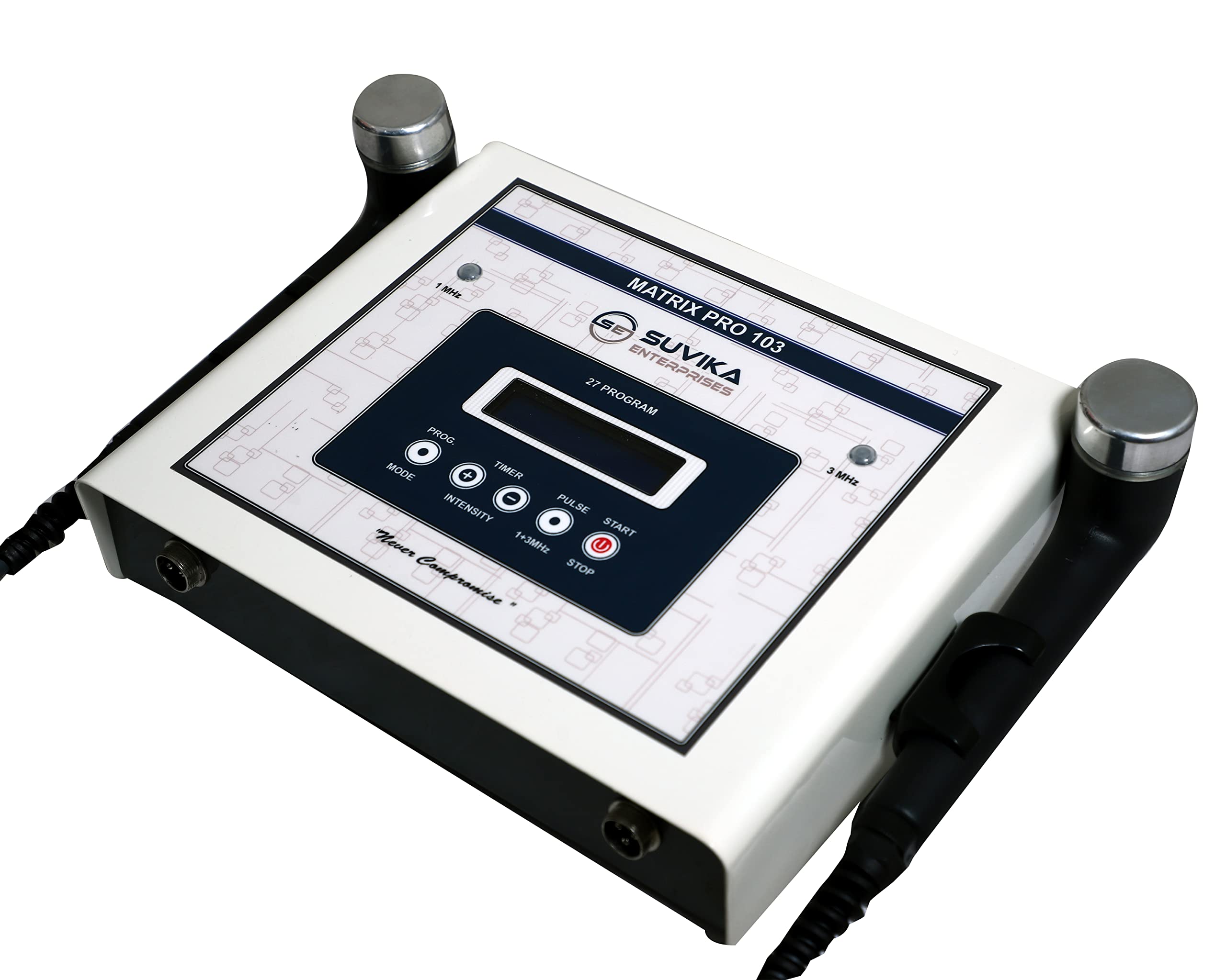 Suvika Enterprises 1 & 3 MHz Ultr-as-onic Massage Ther-apy Mach-ine : Matrix Pro 103 MHZ