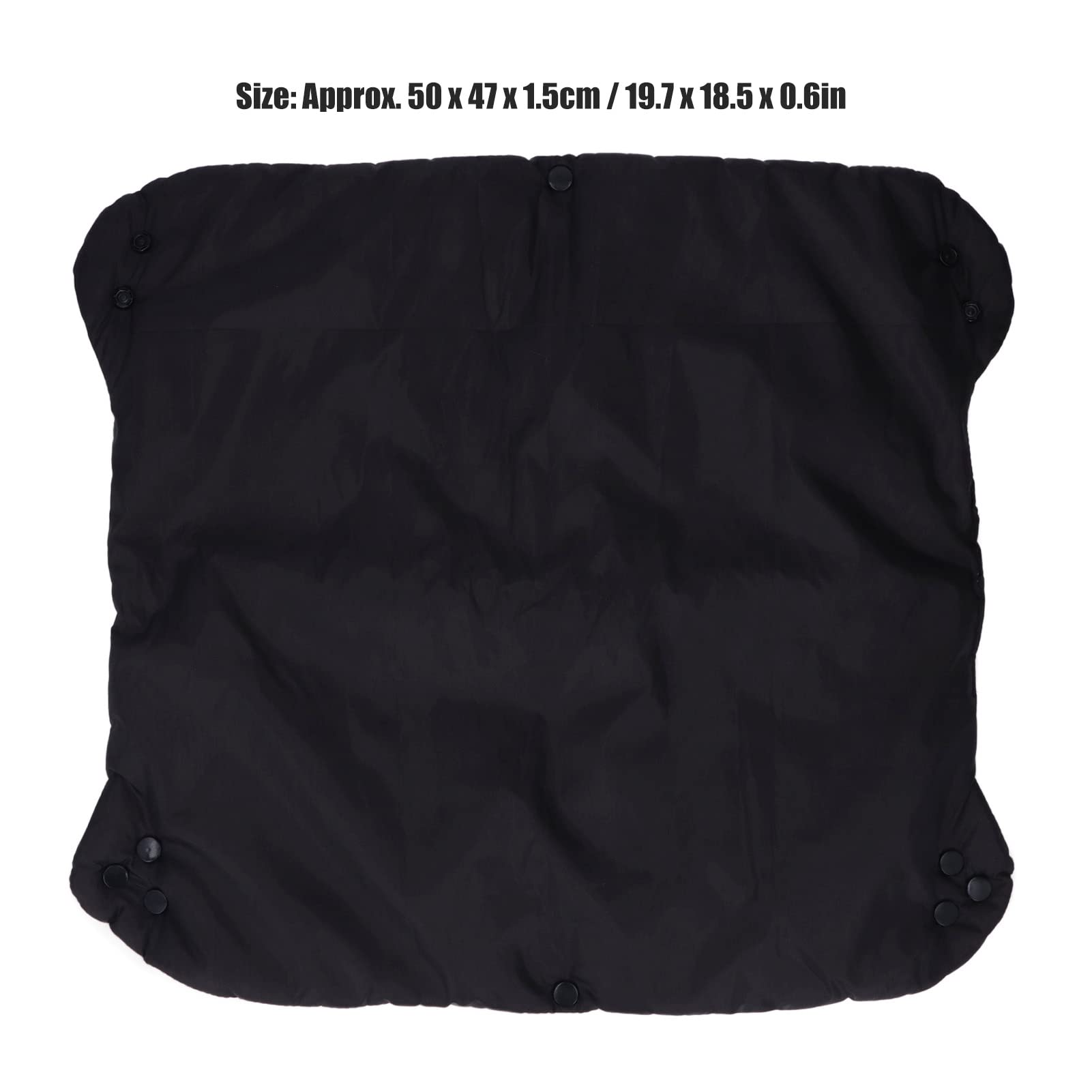 Stroller Hand Muff,Windproof Waterproof Baby Stroller Warm Portable Muffs Pushchair Gloves for Outdoor (Black)