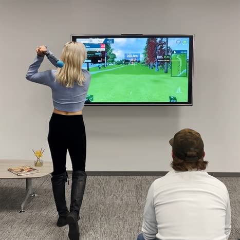 PHIGOLF World Tour Edition -Home Golf Simulator (Sensor ONLY) Access 38,000+ Actual Golf Courses Worldwide. Includes: 9-axis Swing Sensor. Supports Android & iOS. Note - Swing Stick NOT Included