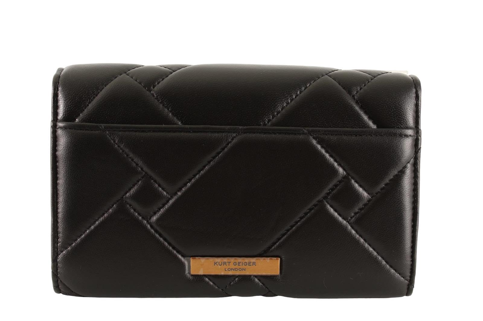 Kurt Geiger London Kensington Quilt Wallet Black One Size